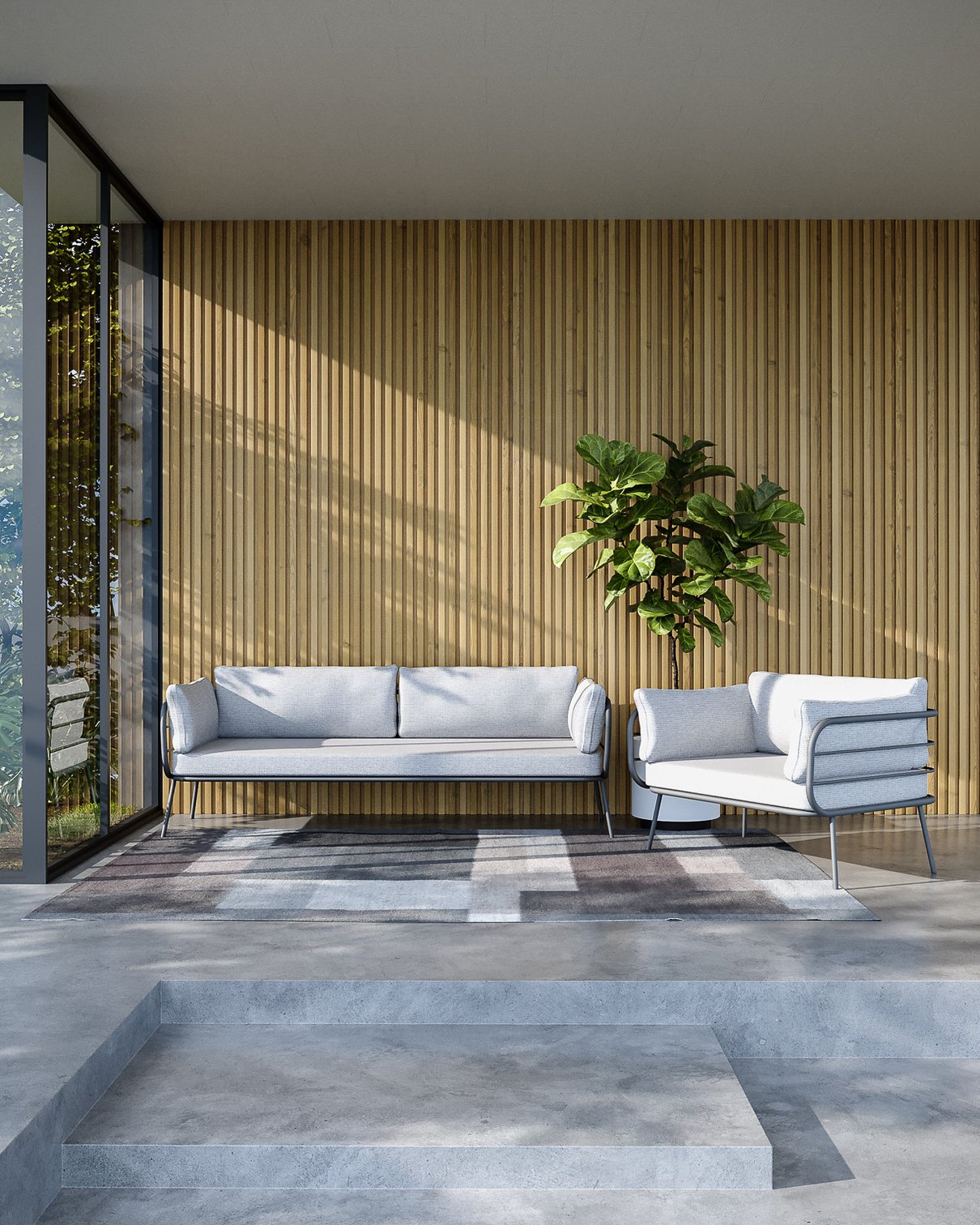 Sofá Namoradeira Hera Único